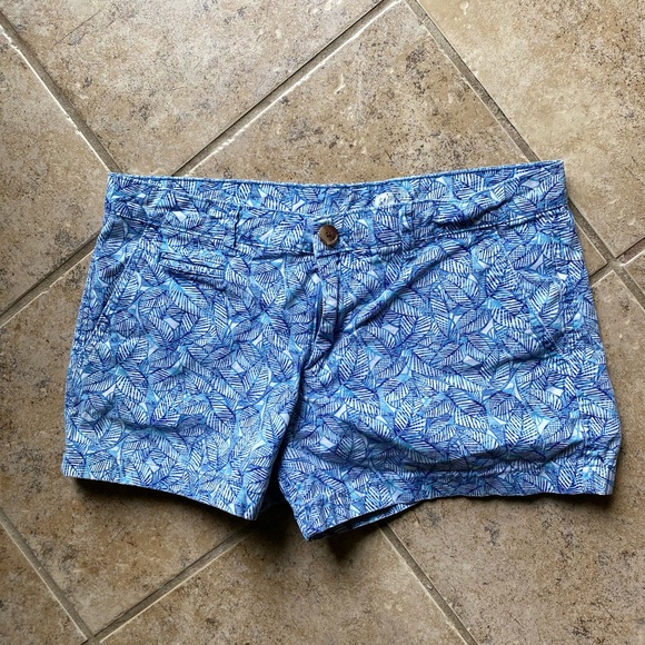 GAP | Shorts | Gap Womans Whiteblueteal Floral Pattern Jean Shorts Size ...